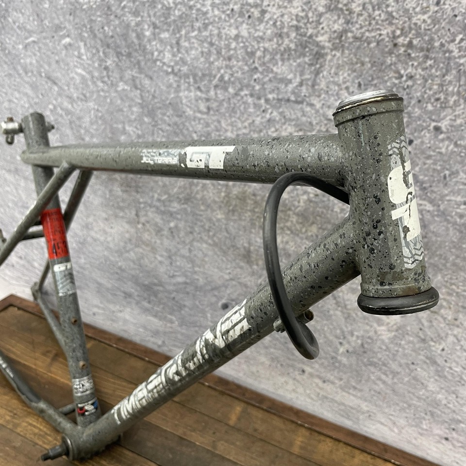 Vintage GT Timberline All Terra Frame 16in Gray Splatter Paint 4130 MTB ...