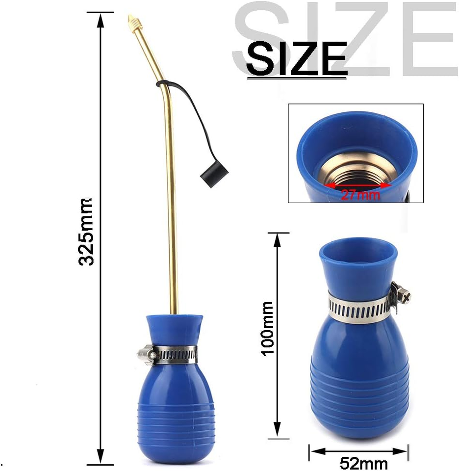 Bug Treatment Powder Duster/Large Diatomaceous Earth Bulb Duster/Powder ...