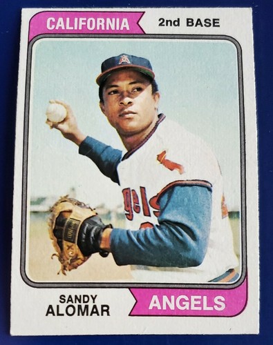 1974 Topps Sandy Alomar California Angels #347 | eBay