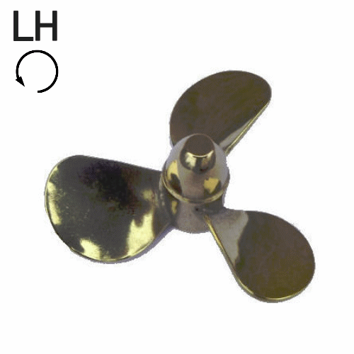 Model Boat Brass Propeller 3 Blade M4 Right Hand, Left Hand 20mm-65mm ...