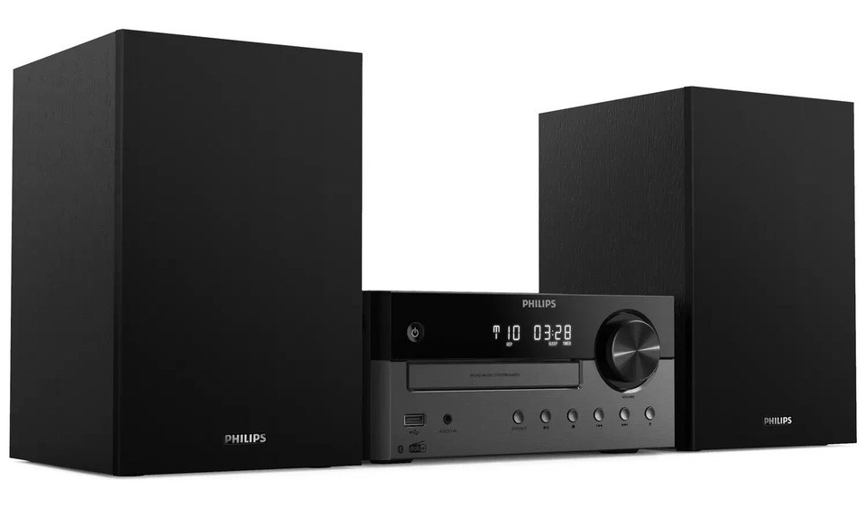 Philips DAB FM Bluetooth Aux-In CD USB Hi-Fi Micro System TAM4505/12 ...