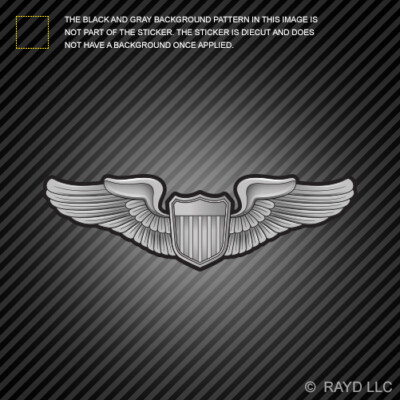 Pilot Badge Aviator Wings Sticker aviation badges | eBay
