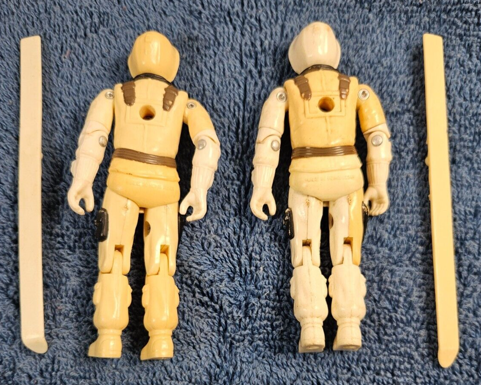 GI JOE Snow Job x2 V1 G.I. Joe 1983 Hasbro w/ Skis yellowed | eBay