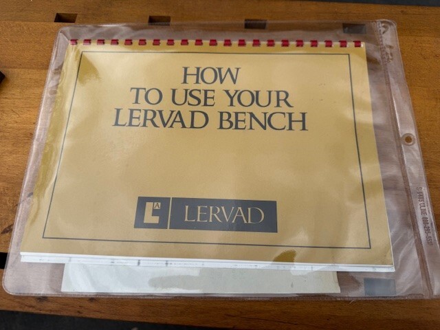 Vintage LERVAD Woodworking Bench LEICHTUNG WORKSHOPS 15th Anniversary ...