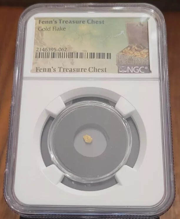 Forrest Fenn’s Treasure. Authenticated by NGC Gold Flake Fenn's ...