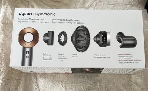 Dyson Supersonic Hair Dryer Nickel/Copper, Sealed | eBay