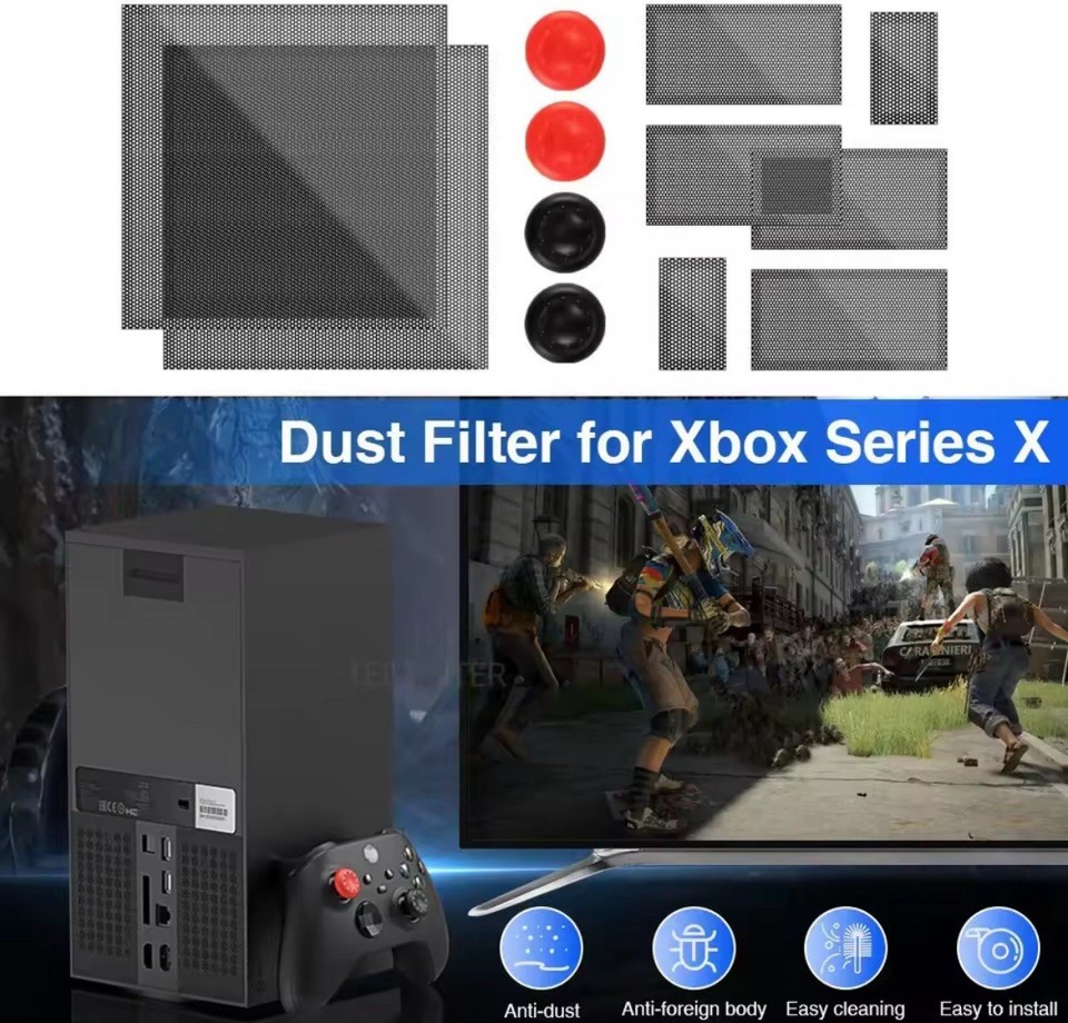Anti Dust Filter Cover For Xbox Series X Console Cooling Fan Dustproof ...