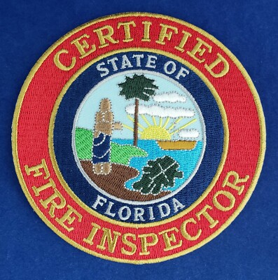 FLORIDA CERTIFIED FIRE INSPECTOR PATCH Item#2002 | eBay