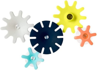 Cogs Water Gears Bath Toy - Navy/Yellow | eBay Australia