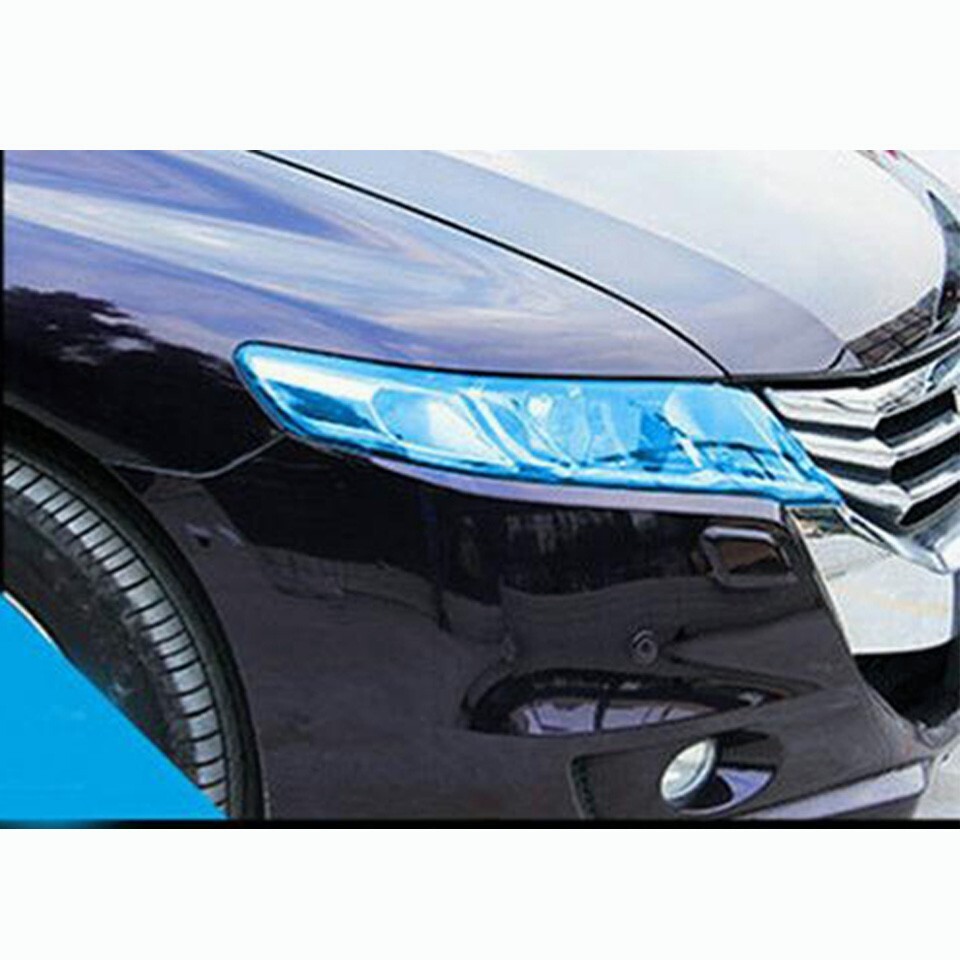 12"x78" Gloss Deep Blue Film Tint Lens Vinyl Wrap Fit For Headlight ...