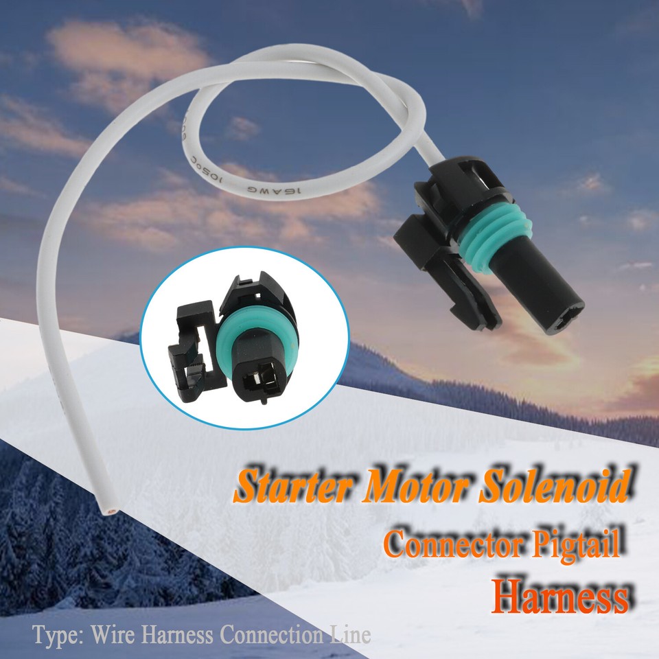 New Wire Connector Pigtail Starter Motor Solenoid for 10-12 Chevrolet ...