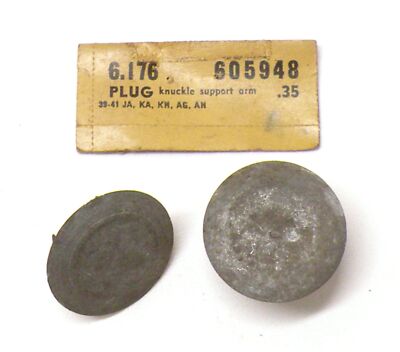 NOS 39-41 Chevy Special/Master DLX Frt Spg Bumper Cross Member Hole ...