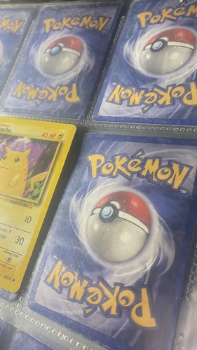 Pikachu Gnaw Yellow Cheek’s Base Set 1995 Original Pokémon Card 58/102 ...