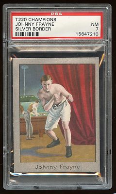 1910 T220 Champions Silver Border "Johnny Frayne" PSA 7 NM #15647210 | eBay