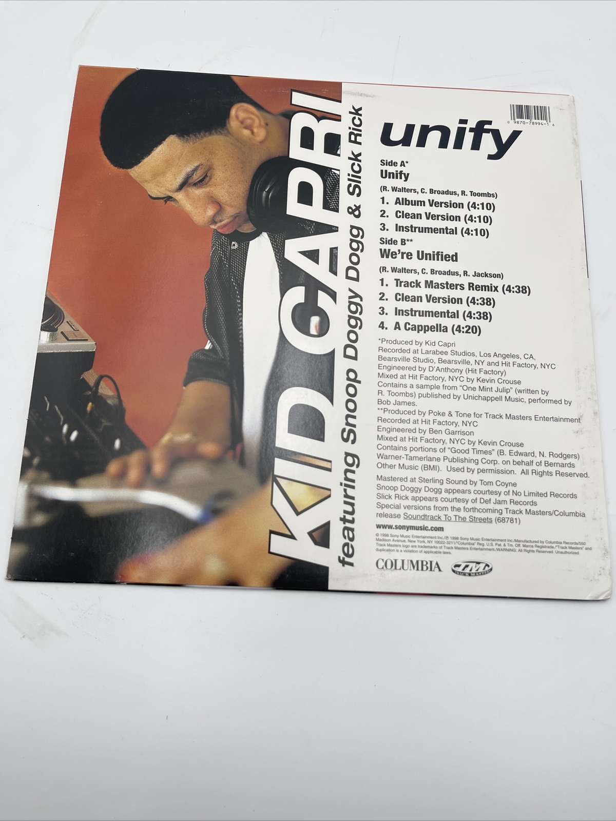 Unify (X3) / We're Unified (X4) by Kid Capri (Record, 1998) for sale online | eBay