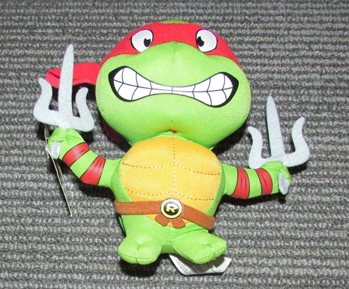 Nickelodeon TMNT Teenage Mutant Ninja Turtles Raphael Plush Keychain ...