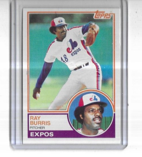 1983 Topps #474 Ray Burris Montreal Expos | eBay