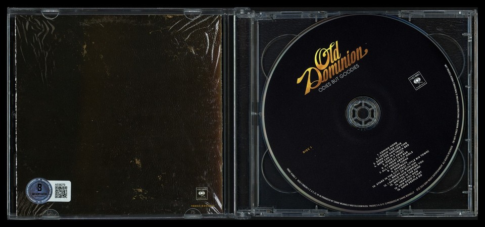 Old Dominion Auto Odies But Goodies CD Cover By All 5 Band Members ...