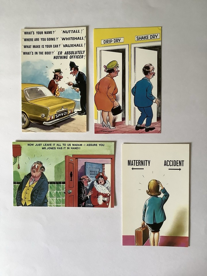 23 Comic Humour Pedro Quip Trow Taylor pcs unused Constance Bamforth ...