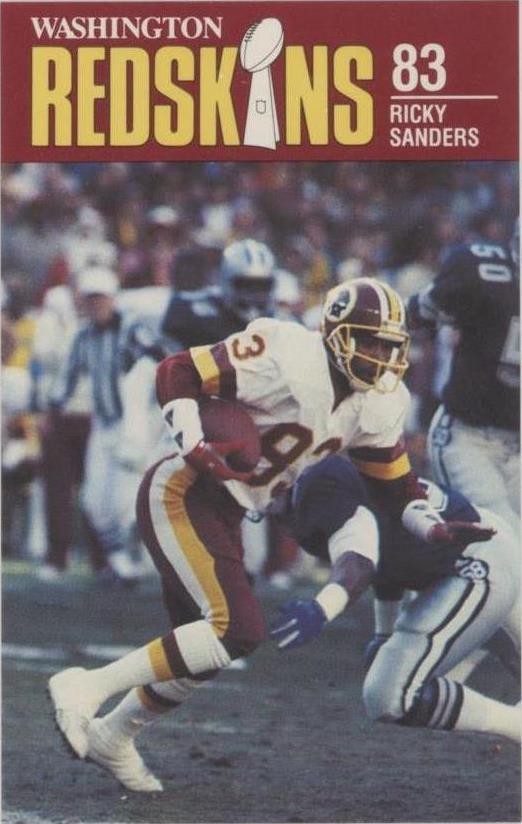 1988 Mobil Washington Redskins Police - Ricky Sanders #83 (RC) for sale ...
