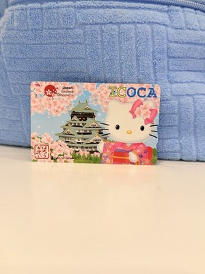 Hello Kitty ICOCA IC card Sakura For Japan Train Travel Collectible ...