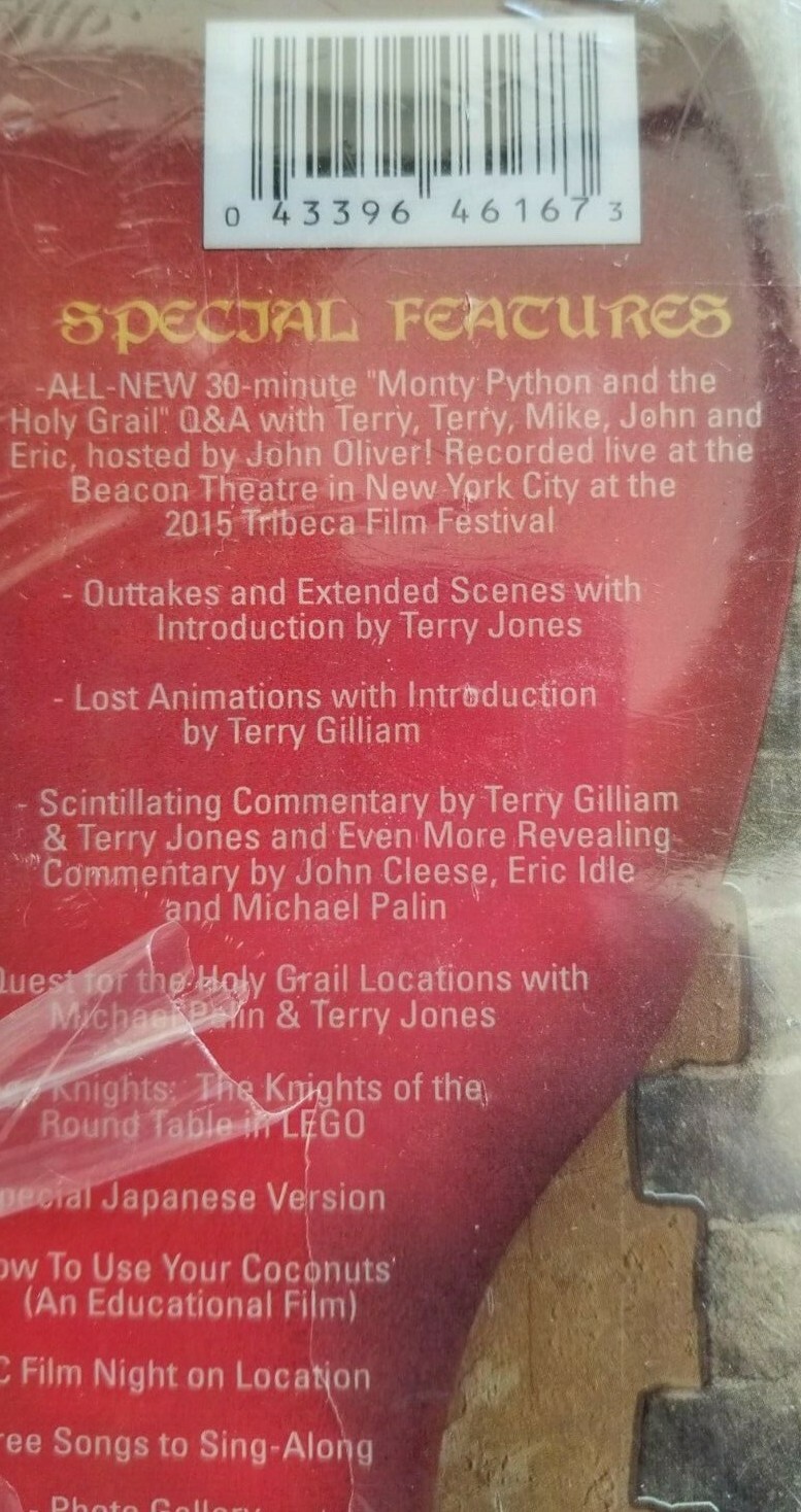 Monty Python and the Holy Grail (Blu-ray Disc, 2015, Limited Edition ...