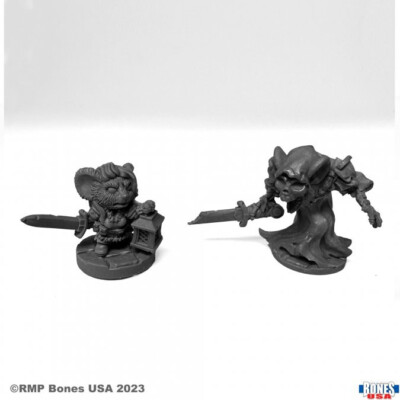 2 x MOUSLING WRAITH & EXPLORER - BONES 4 REAPER figurine miniature ...