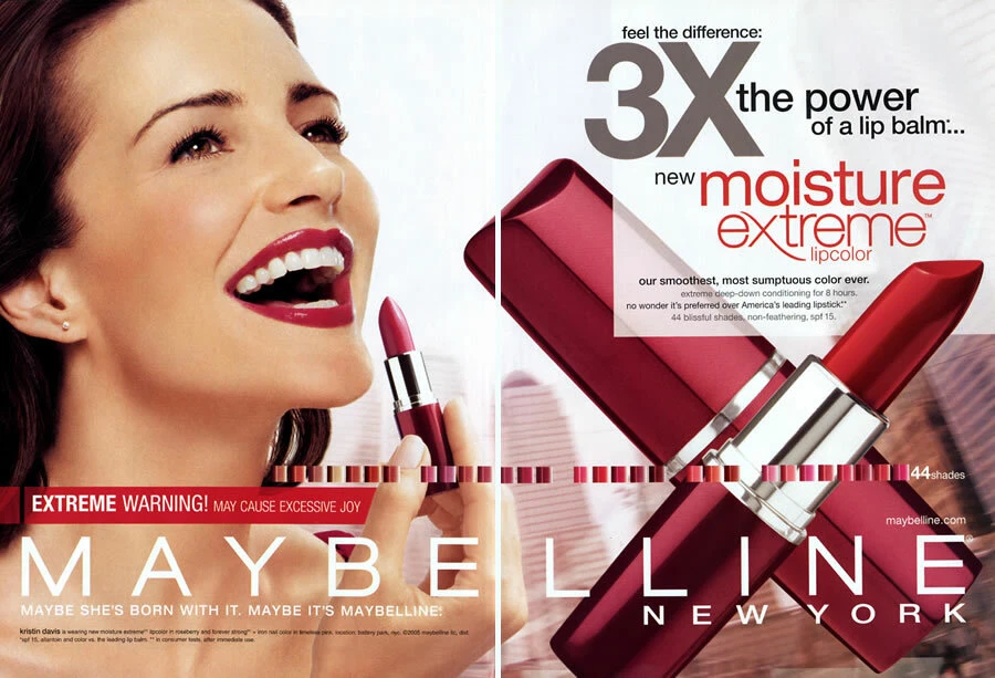 Maybelline Magazine Ad