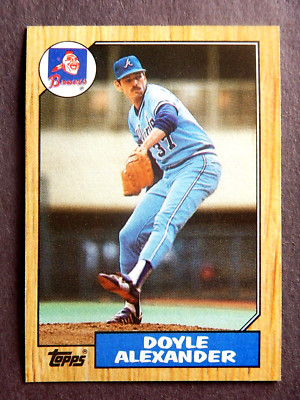 Doyle Alexander #686 Topps 1987 Baseball Card (Atlanta Braves) VG | eBay