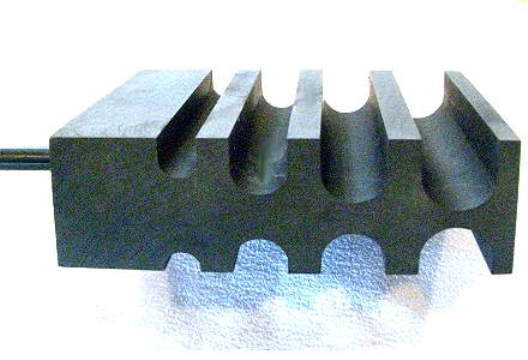 Devardi Glass Graphite Marver~ DONUT BEAD ROLLER/SHAPER, Lampwork Bead ...