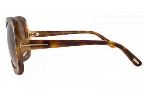 Tom Ford Calgary Sunglasses Havana Frame Gradient Brown Lens FT0227 53P ...