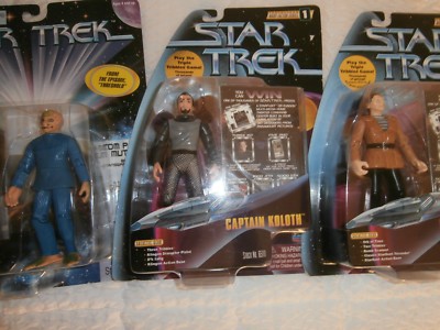 start trek tom paris mutated/ captain koloth/ constable odo | eBay