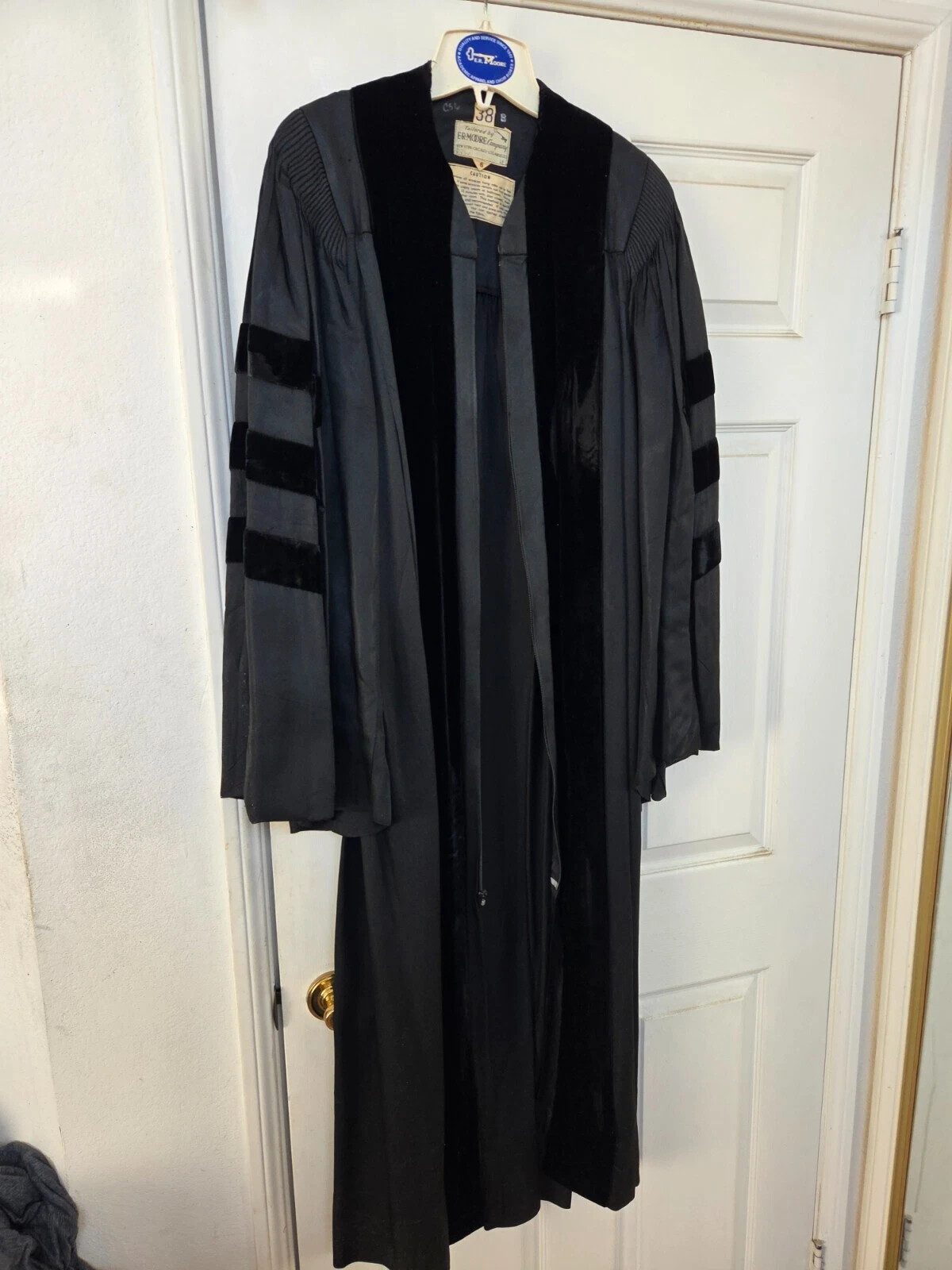 Vintage PhD Doctoral Gown Robe Graduation - Gem