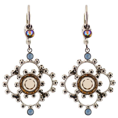 Sorrelli Nantucket Blue Nadia Dangle Earrings, Rhodium | eBay