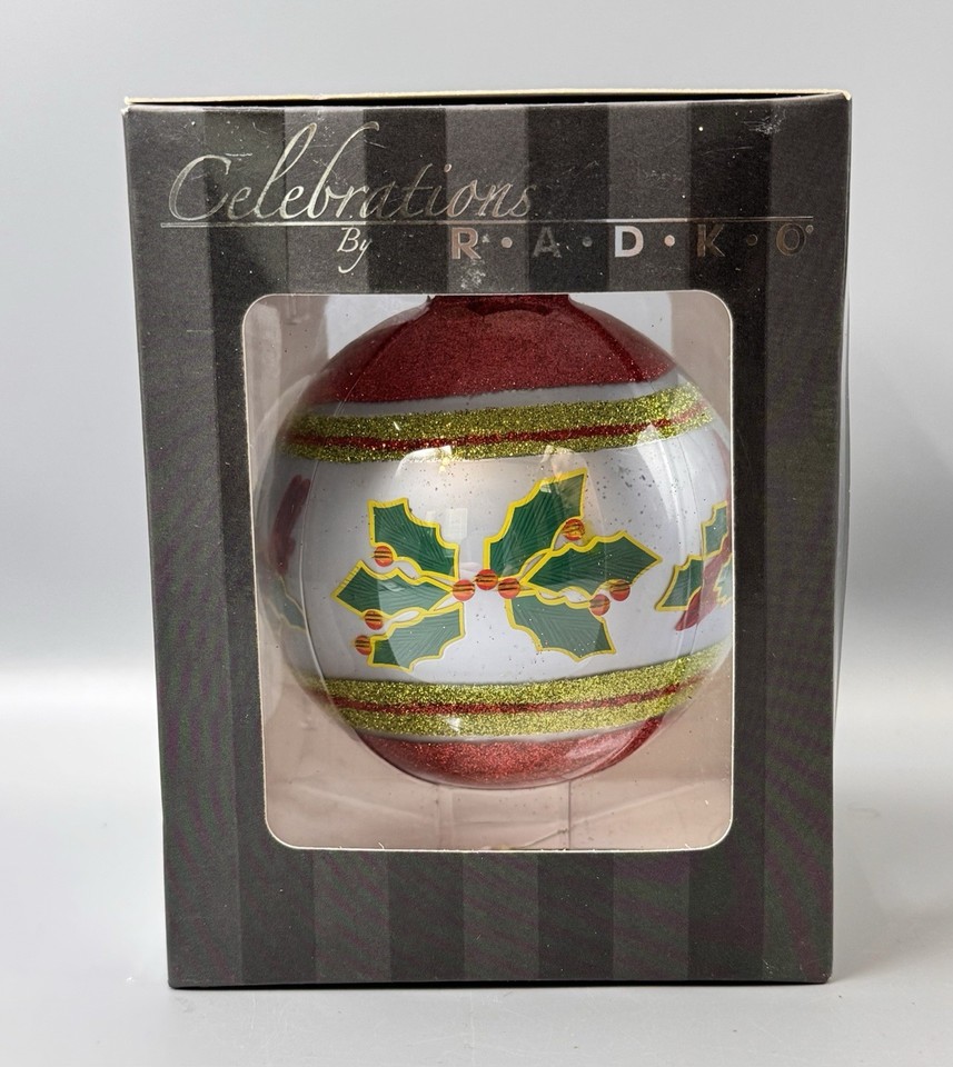 Christopher Radko Celebrations 2008 TWO RED CARDINALS Ornament NEW | eBay