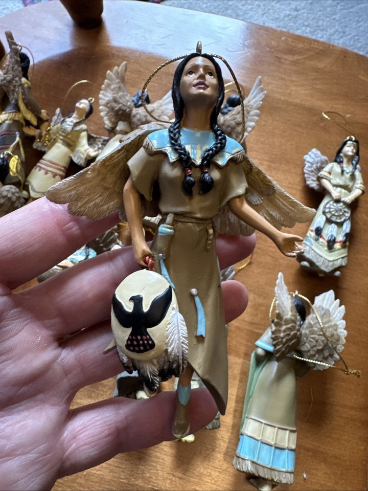 Southwest Angel Native American Angel Christmas Ornament set of 12 ...