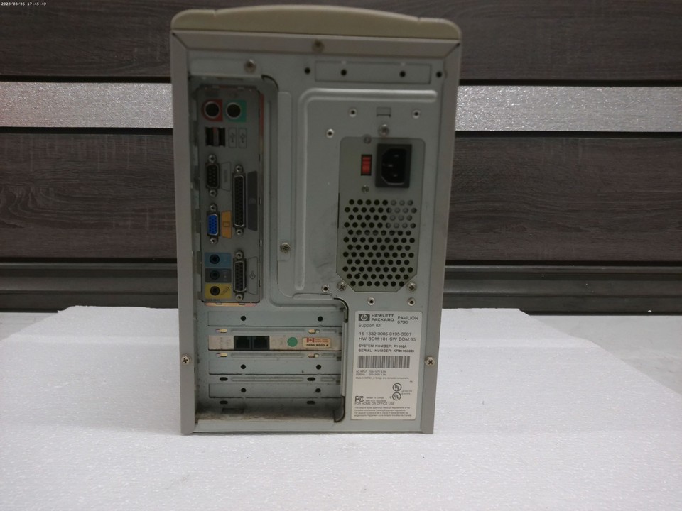 Vintage HP Pavilion 6730 Desktop PC Intel Celeron Windows 98 Retro ...