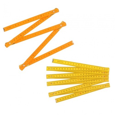 Wooden Folding Ruler, Folding Meter Ruler Metric Measurement Compact ...