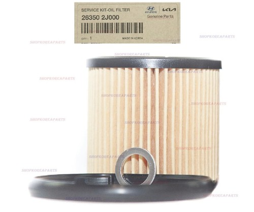 GENUINE Oil Filter Sportag Tucson Elantra Kona Sonata 20~22 26350 2J000 ...