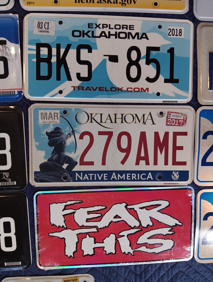 Lot of 19 Expired License Plates for Man Cave, Collecting, Crafting | eBay