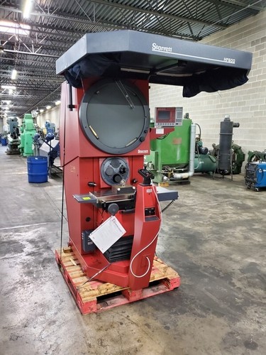 2009 STARRETT OPTICAL COMPARATOR 24" Dia Model HF600 Quadra Check 200 ...
