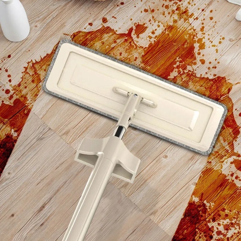 Magic Self-Cleaning Squeeze Mop Microfiber Spin And Go Flat Mop | eBay