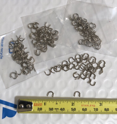 3 x 50 ct Spinnerbait Clevises for Hanging Blades on Wire Frames ...