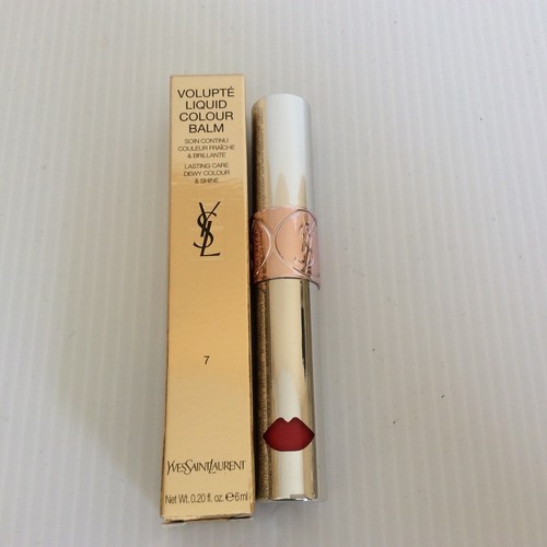 YVES SAINT LAURENT YSL VOLUPTE LIQUID COLOUR BALM ~ # 7 ~ 0.20 OZ NEW ...