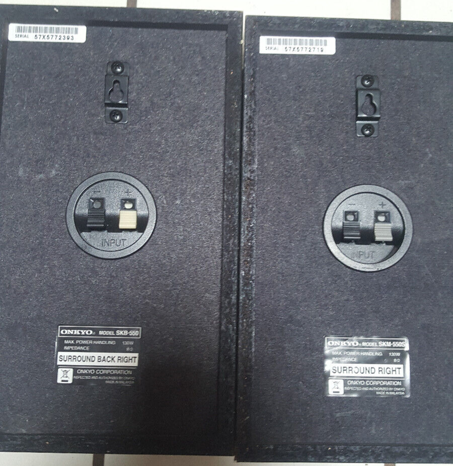 Onkyo SKB-550 Rear Surround Speakers | eBay