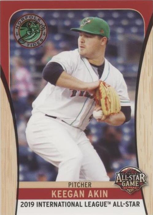 2019 Choice International League All-Stars - Keegan Akin #02 (RC) for ...
