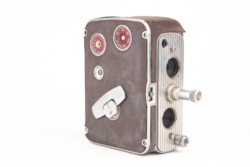 Bell & Howell Filmo Auto 8 8mm Motion Picture Movie Camera Vintage V29 ...