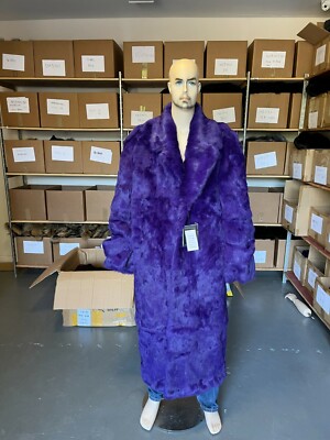 NEW Mens Genuine Rabbit 100% Genuine Fur Winter Coat Jacket Long ...