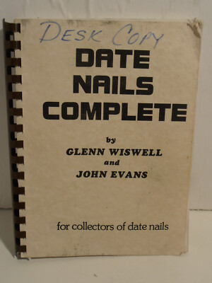 1976 Date Nails Complete Book Railroad Date Nails Identification Manual ...
