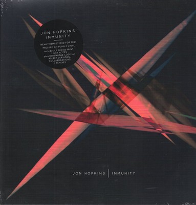 Jon Hopkins Immunity double LP vinyl Europe Domino 2023 Purple vinyl ...